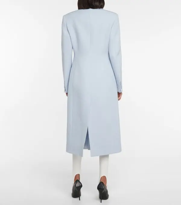 Wardrobe.NYC Double-breasted Wool Coat - Blue