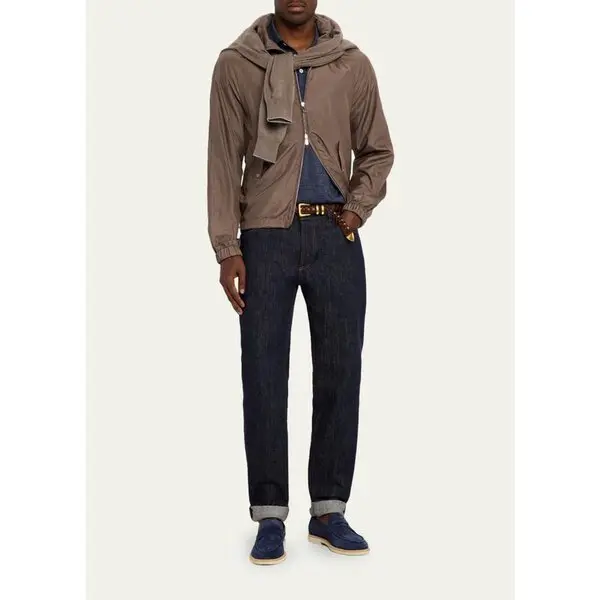 Brunello Cucinelli Cashmere Quarter-zip Sweater - Charcoal