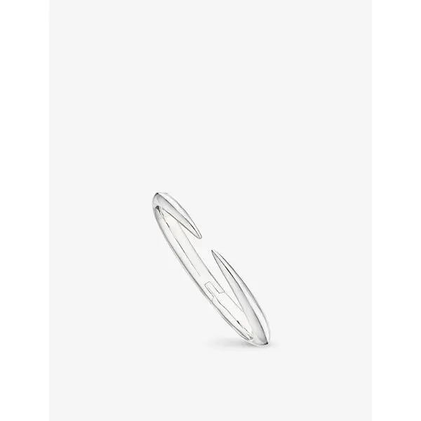 SHAUN LEANE Sabre Deco Cuff Bangle - Silver