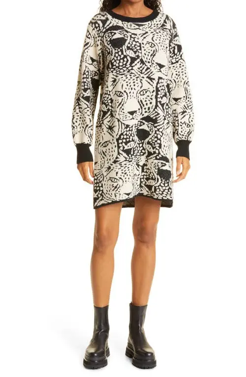 what is knit dress Women's No Better Time Grey Ribbed Knit Sweater Mini Dress | Size: L