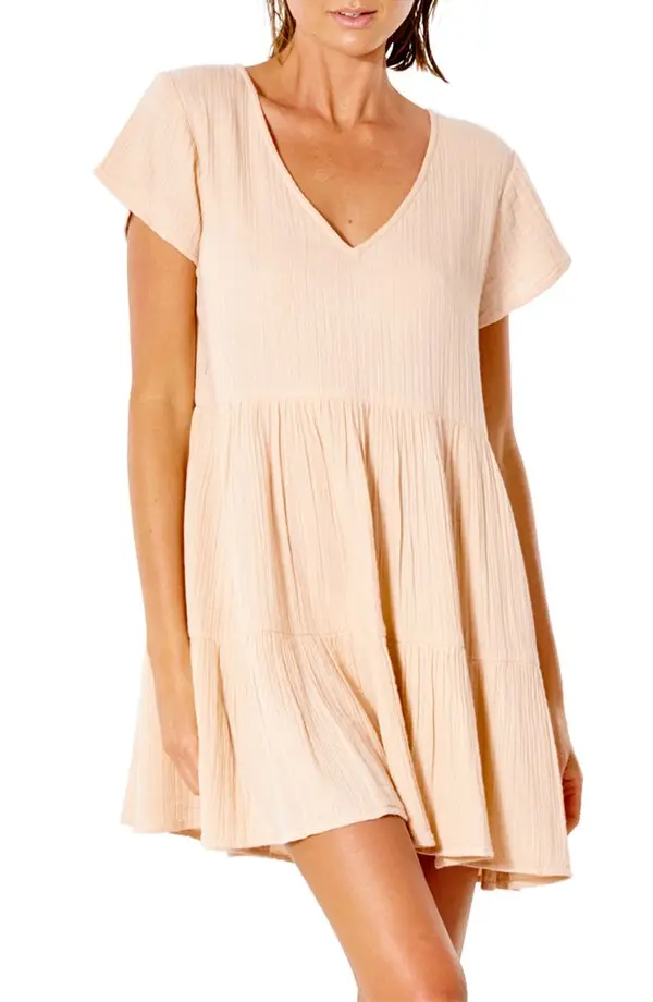 Rip Curl Crinkled Mini Dress