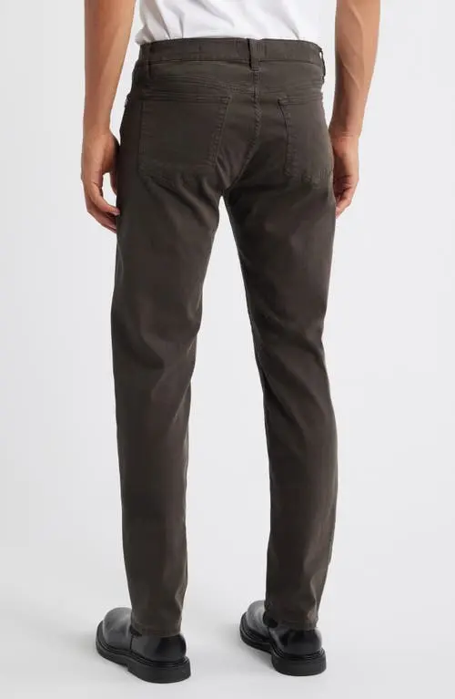 FRAME L'homme Slim Fit Five-pocket Twill Pants - Dark Chocolate