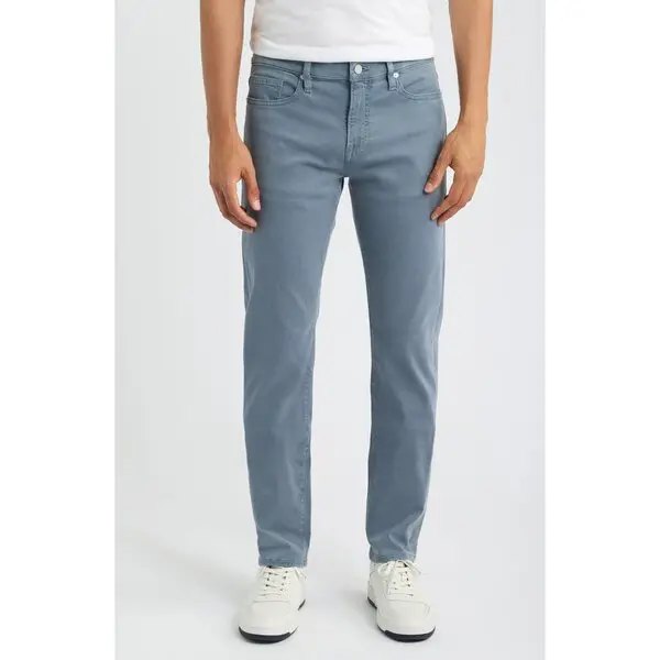 FRAME L'homme Slim Fit Five-pocket Twill Pants - Soft Blue