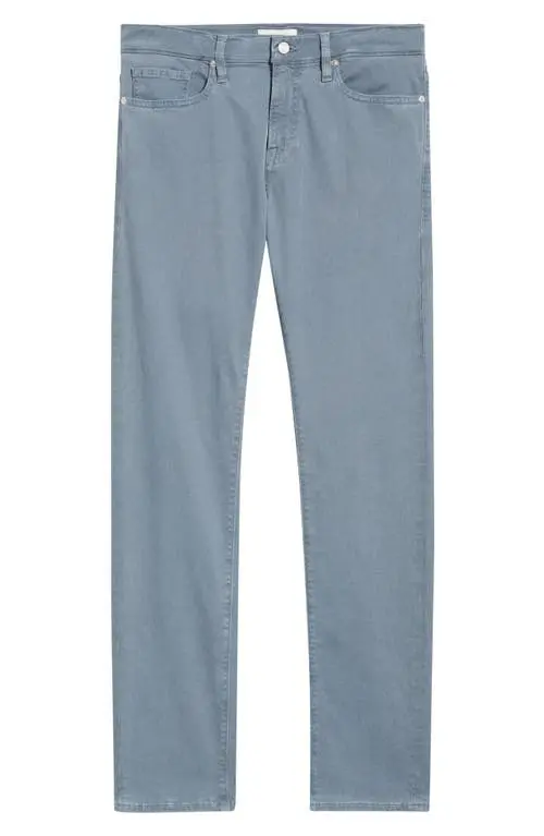 FRAME L'homme Slim Fit Five-pocket Twill Pants - Soft Blue