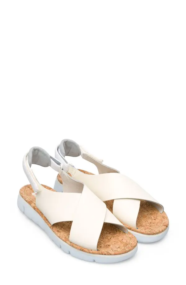 Camper Oruga Slingback Sandal - Light Beige