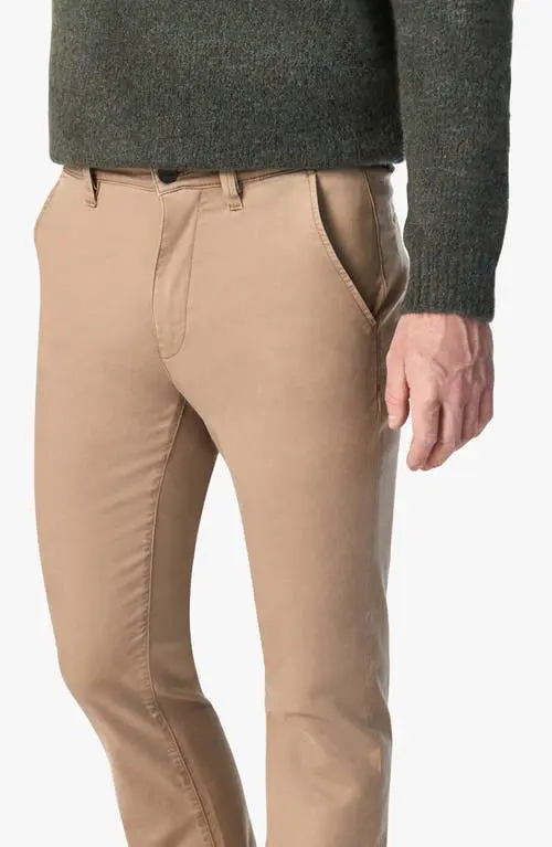 34 Heritage Charisma Relaxed Fit Straight Leg Flat Front Chinos - Khaki Twill