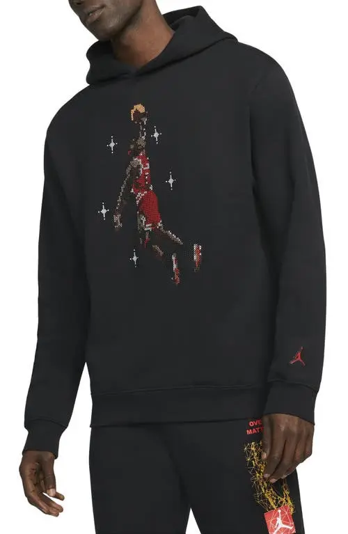 JORDAN Essential Fleece Graphic Hoodie