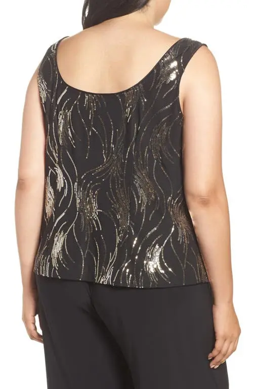 Alex Evenings Sequined Twinset