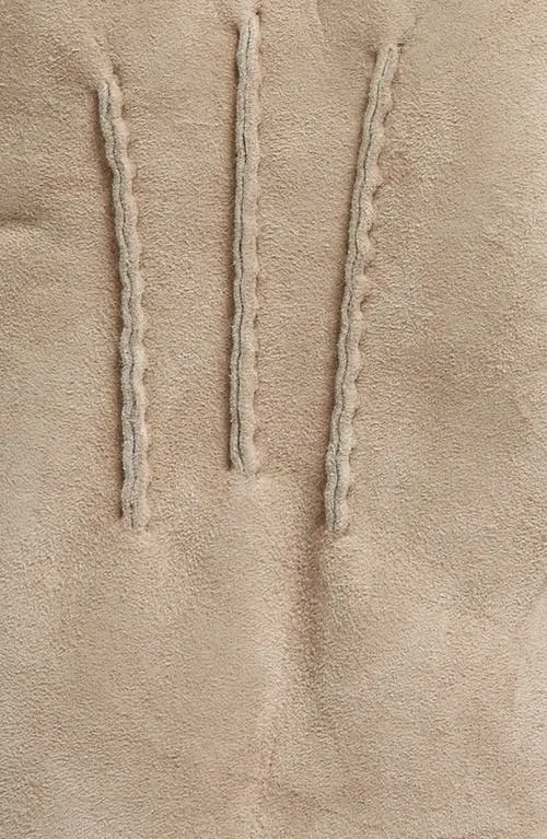 UGG Genuine Shearling Tech Gloves - Putty