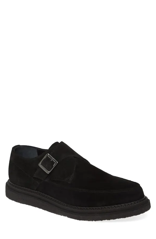 Allsaints Rollin Monk Strap Shoe In Black - 60% Off 