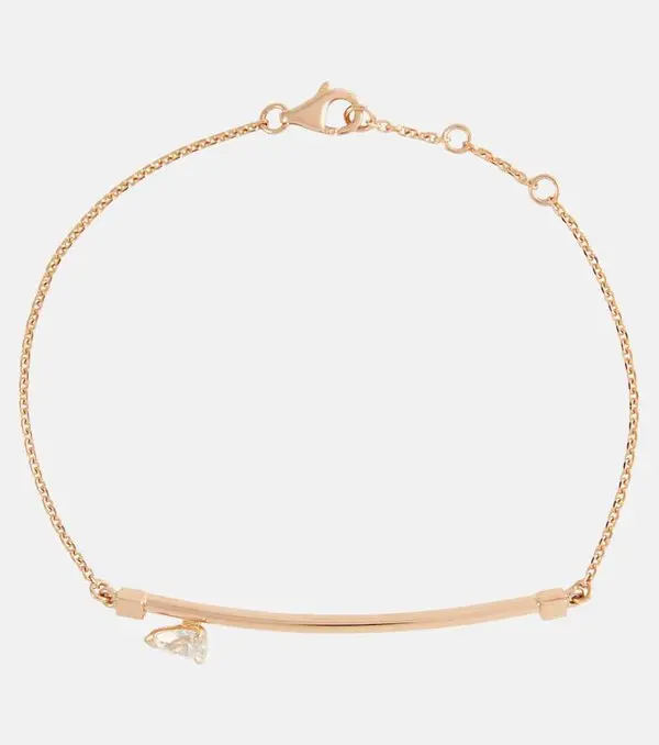 REPOSSI Serti Sur Vide 18kt Rose Bracelet With Diamond - Gold