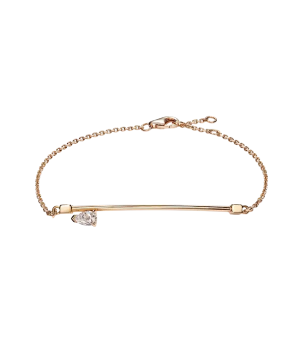 REPOSSI Serti Sur Vide 18kt Rose Bracelet With Diamond - Gold