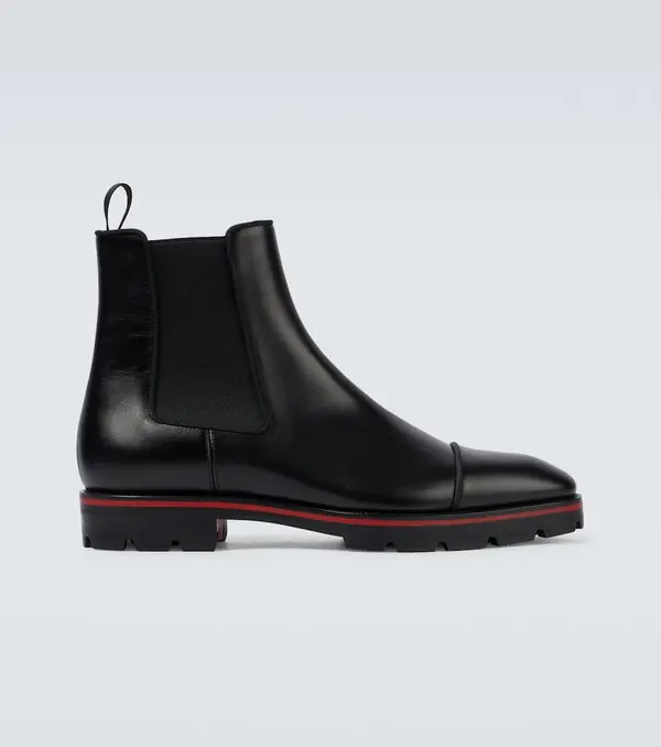 CHRISTIAN LOUBOUTIN Leather Chelsea Boots