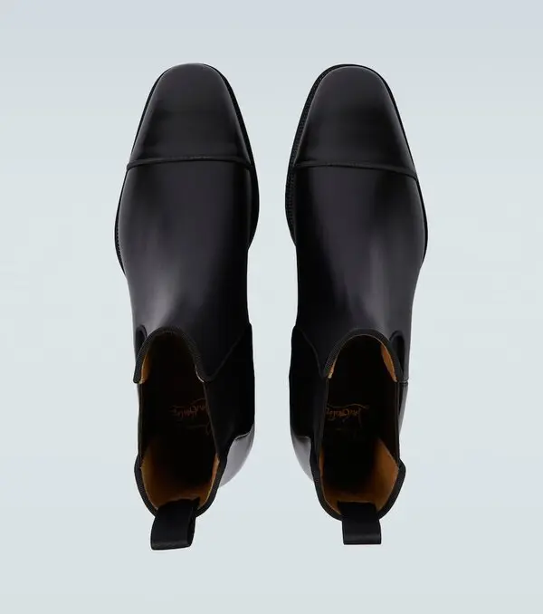 CHRISTIAN LOUBOUTIN Leather Chelsea Boots
