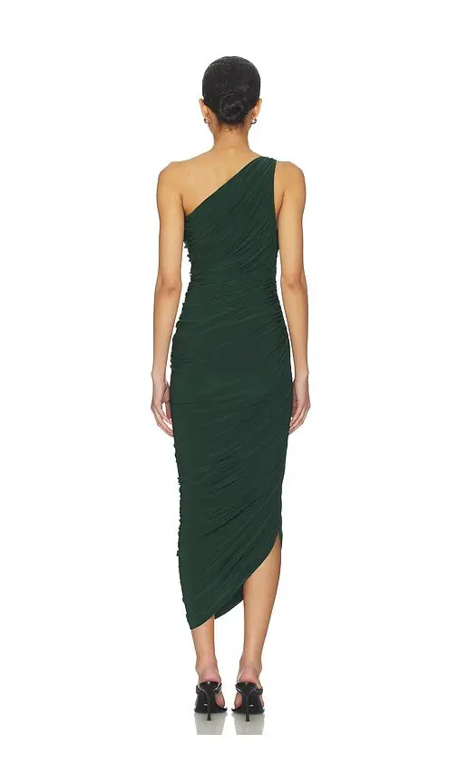 Norma Kamali Diana Gown - Dark Emerald