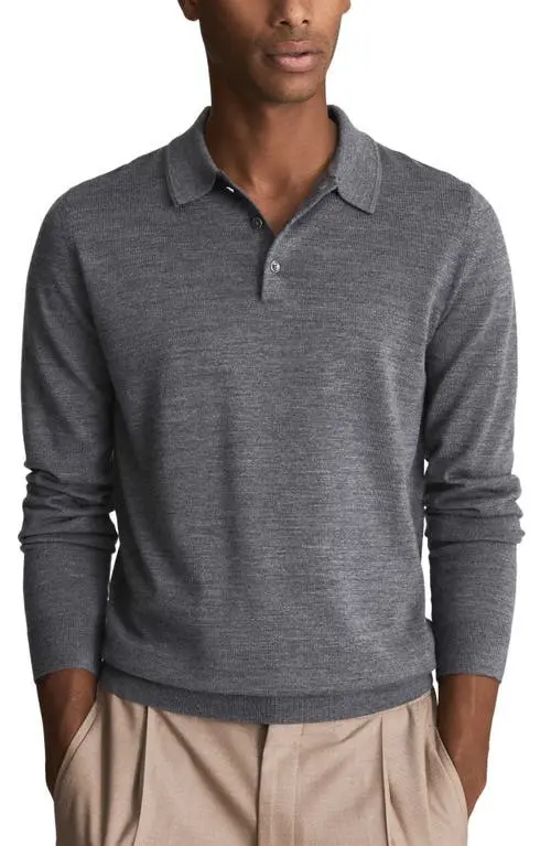 REISS Trafford Wool Polo Sweater