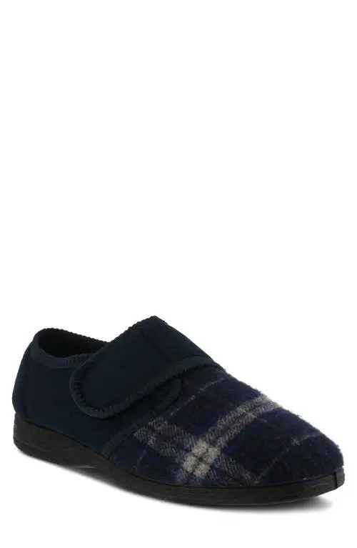 SPRING STEP SHOES Boris Slipper - Navy Multi