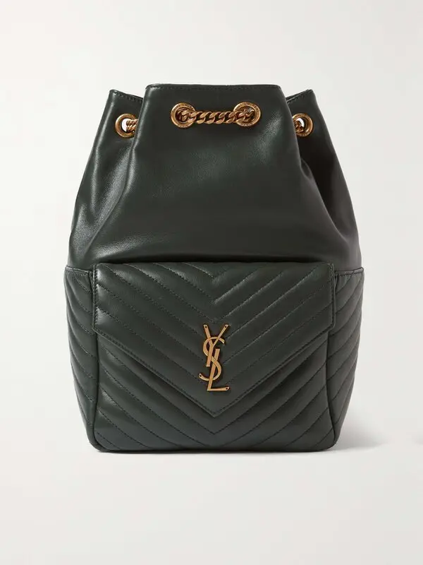 Saint Laurent Joe' Quilted Leather Backpack