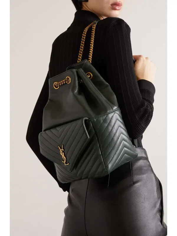 Saint Laurent Joe' Quilted Leather Backpack