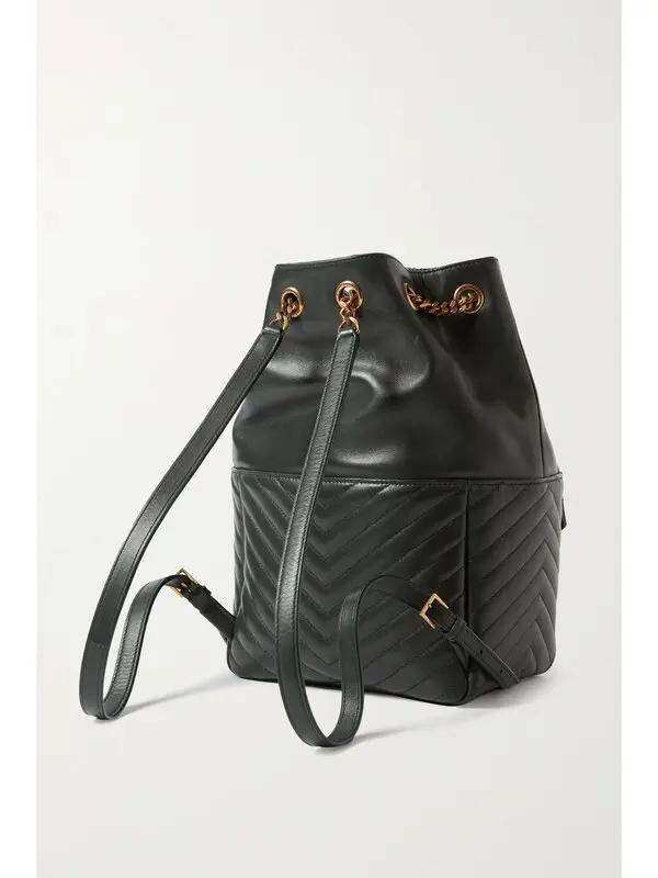 Saint Laurent Joe' Quilted Leather Backpack
