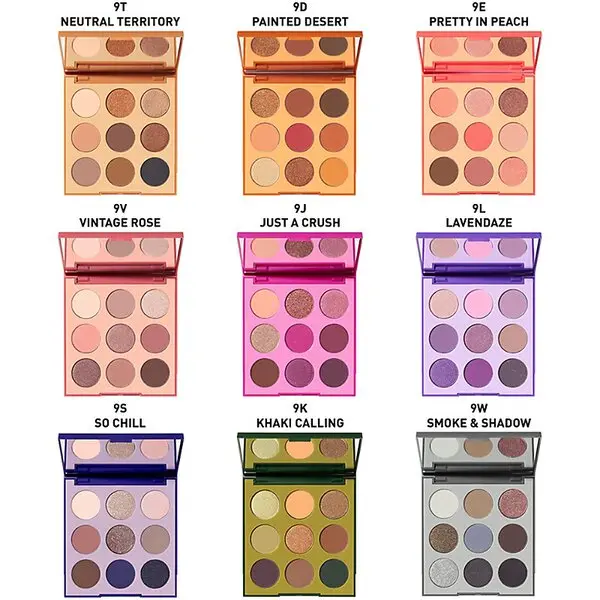 MORPHE The Fine Nine Artistry Holiday Vault Nine-piece Eyeshadow Palette Gift Set Worth £102 9x11.1g