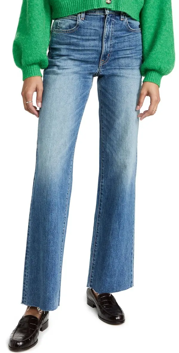 SLVRLAKE Grace Wide Leg Jeans - Laurel Canyon