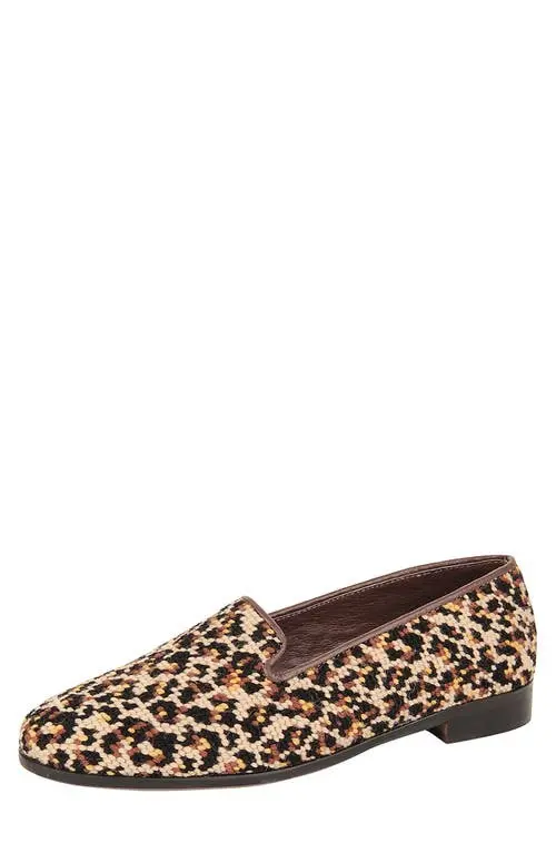 BYPAIGE Needlepoint Mini Flat - Leopard