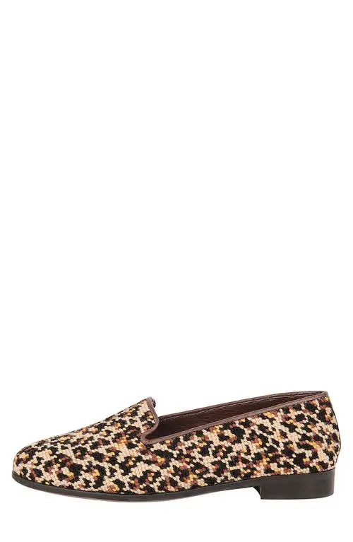 BYPAIGE Needlepoint Mini Flat - Leopard