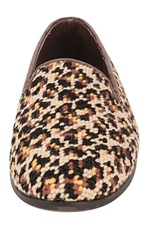 BYPAIGE Needlepoint Mini Flat - Leopard