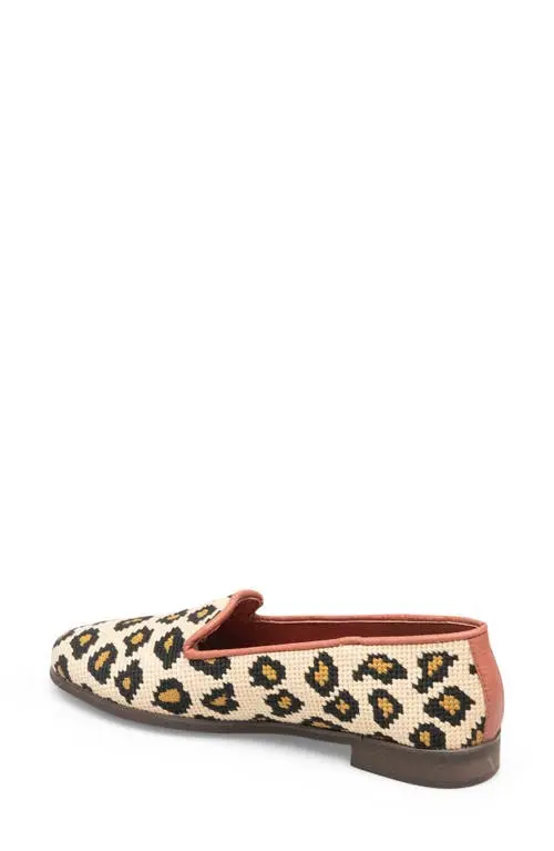 BYPAIGE Needlepoint Flat - Leopard