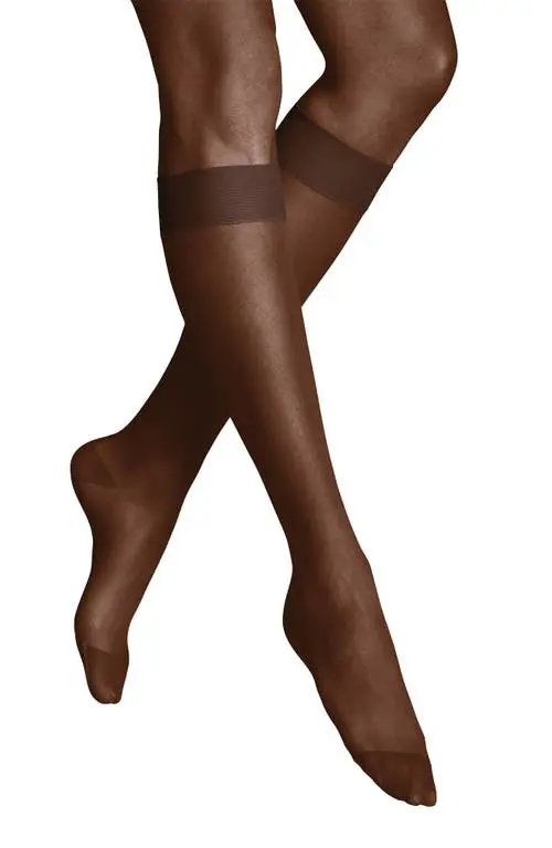 ITEM M6 Sheer Compression Knee High Socks - Cacao
