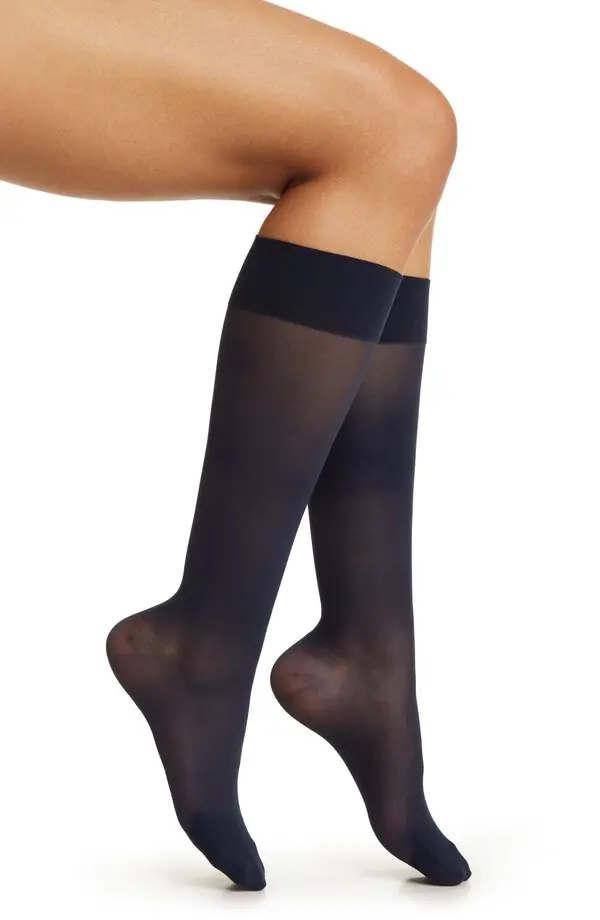 ITEM M6 Sheer Compression Knee High Socks - Marine