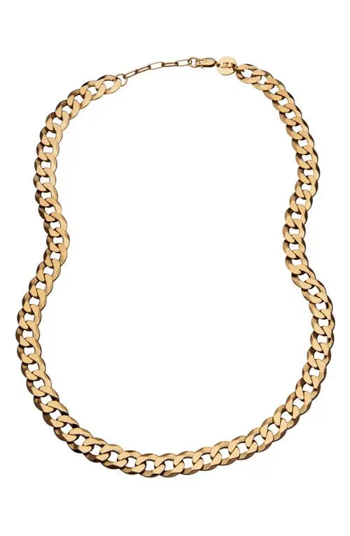 Jennifer Zeuner Jewelry Angie Chain Link Necklace - Yellow Gold