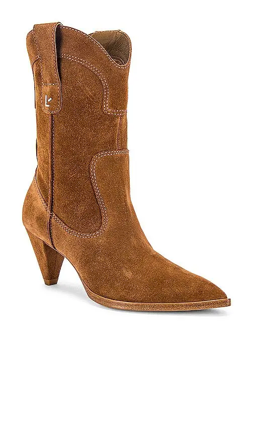 Larroude Thelma Bootie In Brown