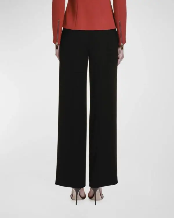 Giorgio Armani Wide-leg Crepe Pants
