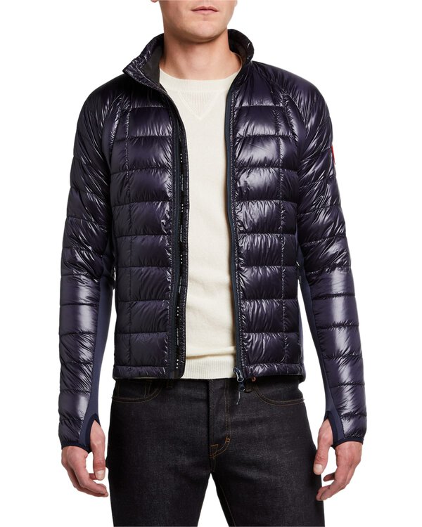 hybridge perren packable down jacket