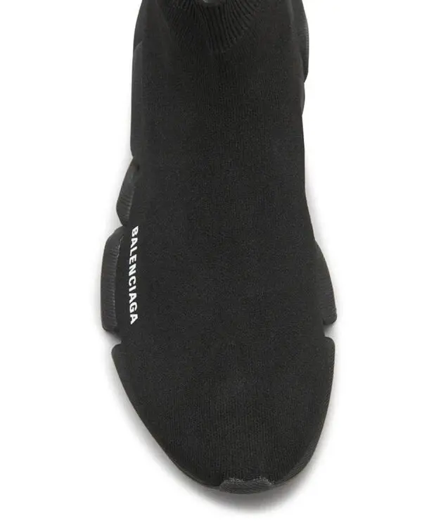 Balenciaga Apos;s Speed 2.0 Knit Sock Trainer Sneaker - Black