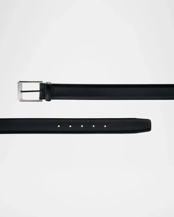Magnanni Vega Leather Belt - Black