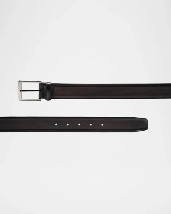 Magnanni Vega Leather Belt - Brown