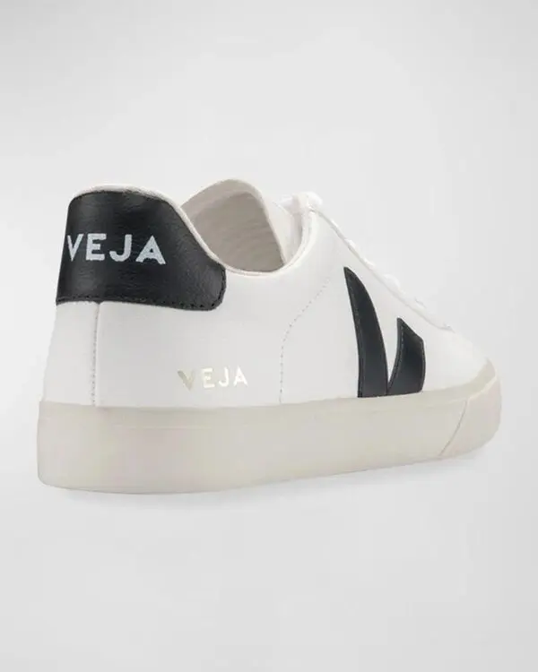 VEJA Campo Bicolor Leather Low-top Sneakers - White/black