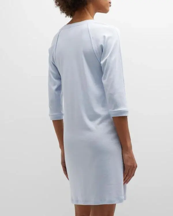 Hanro Pure Essence 3/4-sleeve Gown