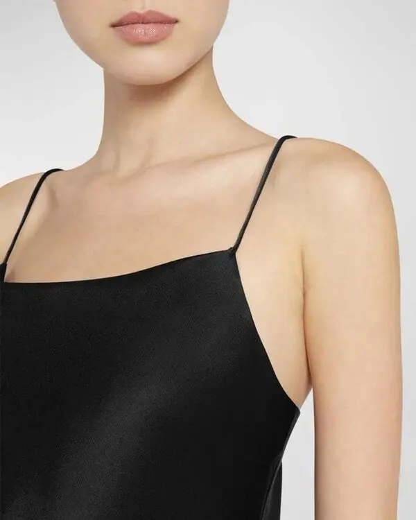 Alice + Olivia Harmony Mini Slip Dress - Black