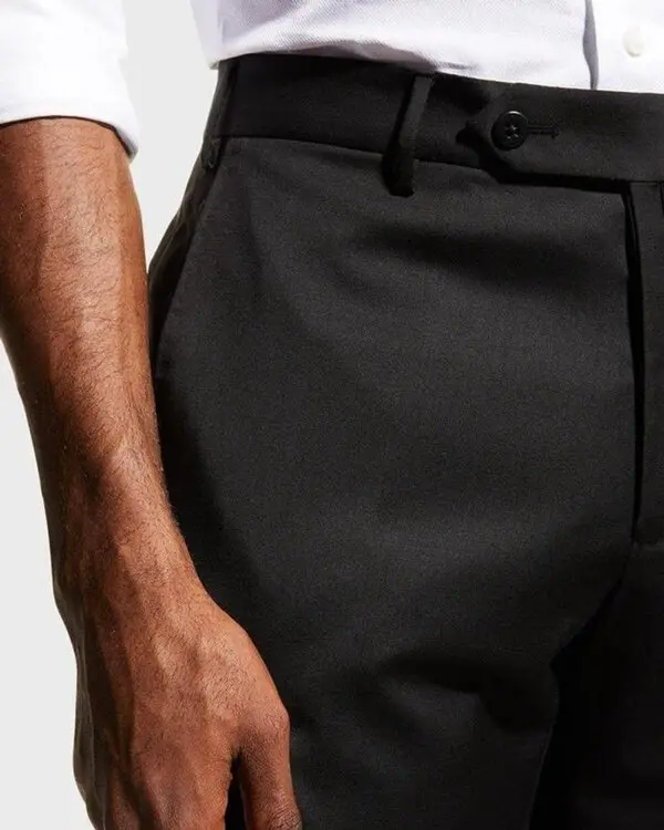 Zanella Parker Wool Trousers - Black