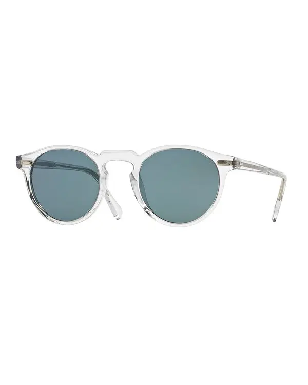 Oliver Spencer Round Sunglasses - Crystal