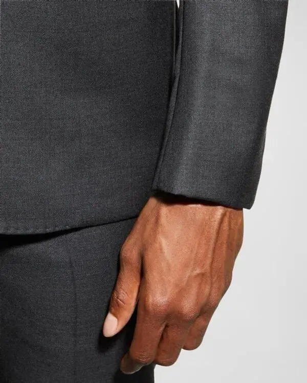 Emporio Armani Super 130s Wool Two-piece Classic Fit Suit - Gray