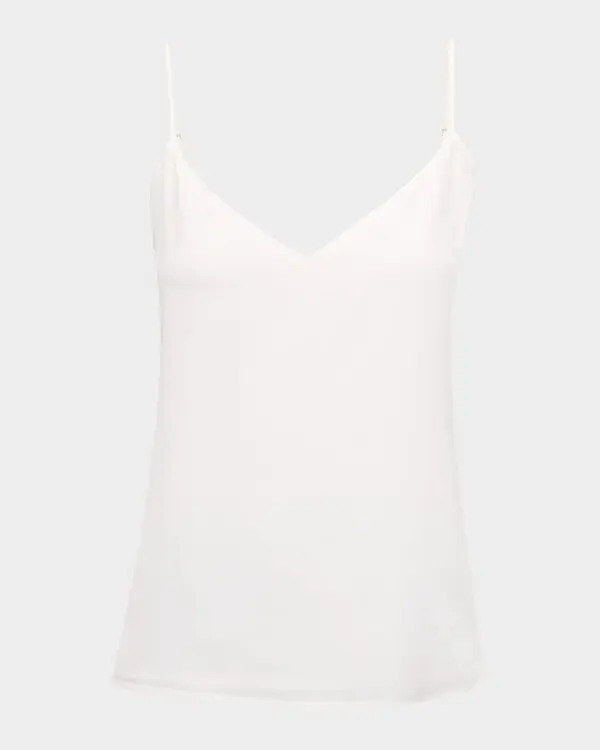 L & APOS;AGENCE L'agence Jane Silk Tank - Ivory