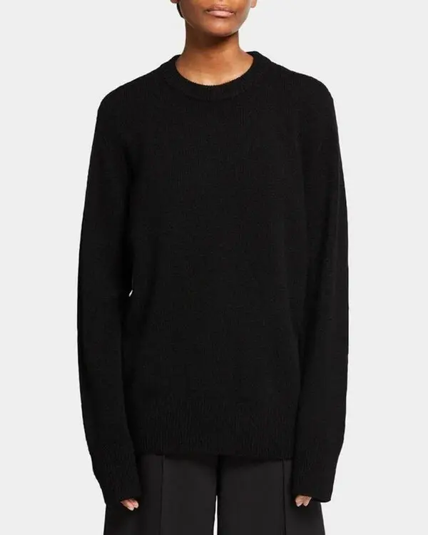 THE ROW Sibem Wool-cashmere Sweater - Black