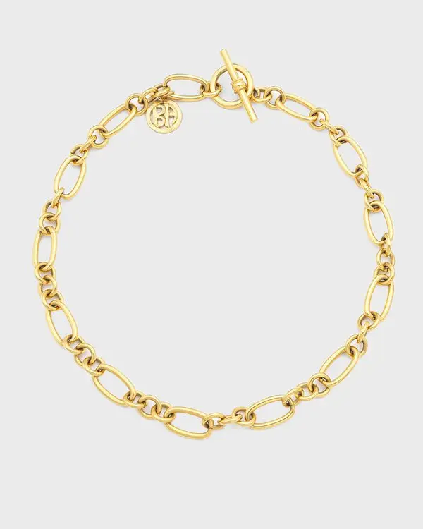 BEN-AMUN Plated Link Chain Necklace - Gold