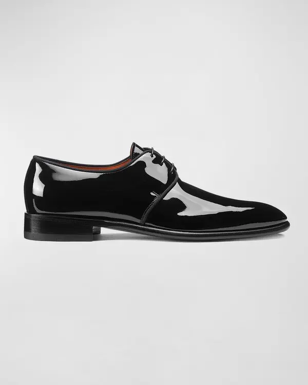 Giorgio Armani Patent Derby Shoe, 7.5D Tod main image 3