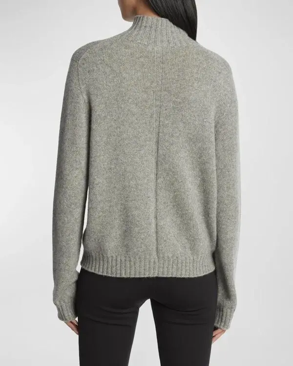 THE ROW Kensington Cashmere Sweater - Medium Heather Grey